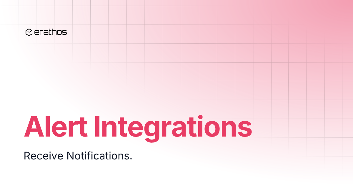 Alert Integrations | Erathos Documentation