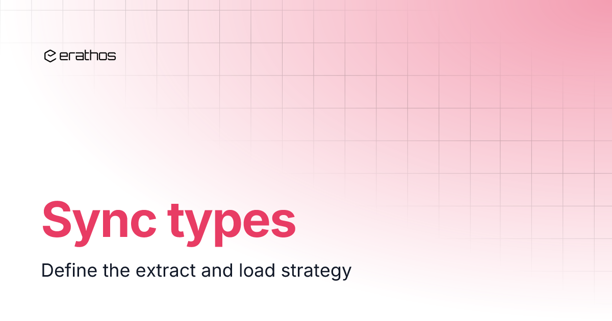 Sync types | Erathos Documentation